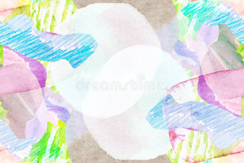 Random Creative Paper Cut Outs. Graphic Modern Geometric Paper Collage ...