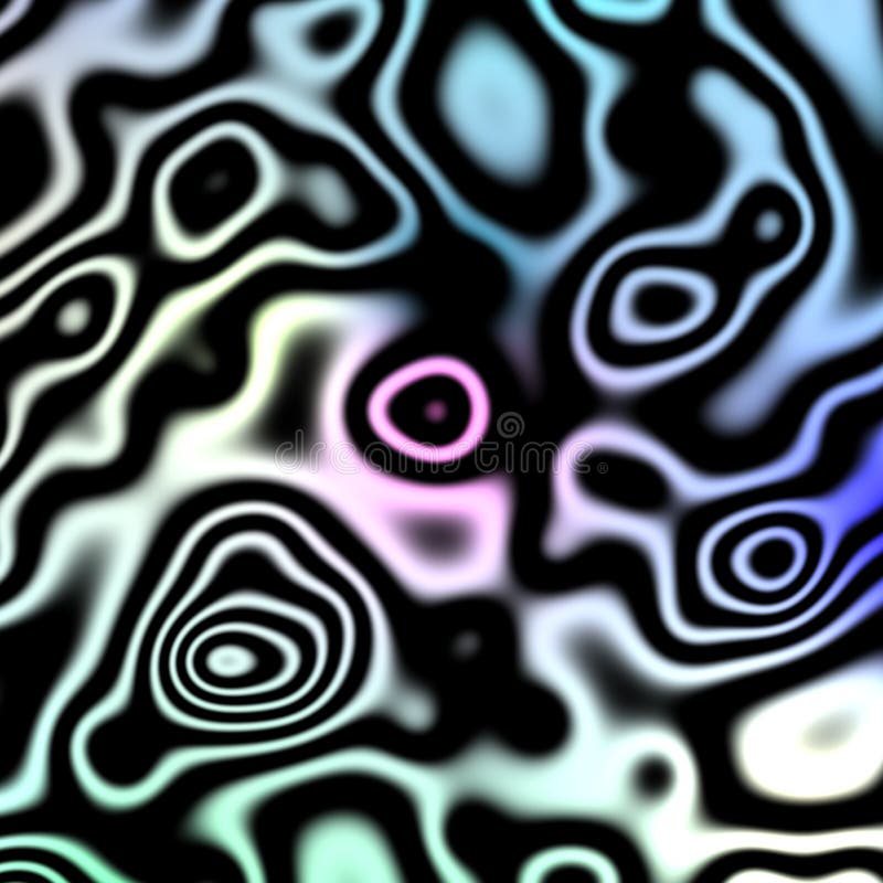 Random Curved Shapes Retro Abstract Stock Photo - Image of abstract ...