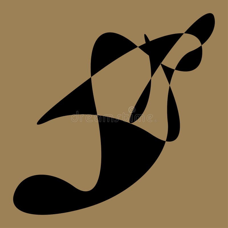 Random Curvy, Squiggle, Freehand Abstract Shape. Squiggle, Wriggle ...