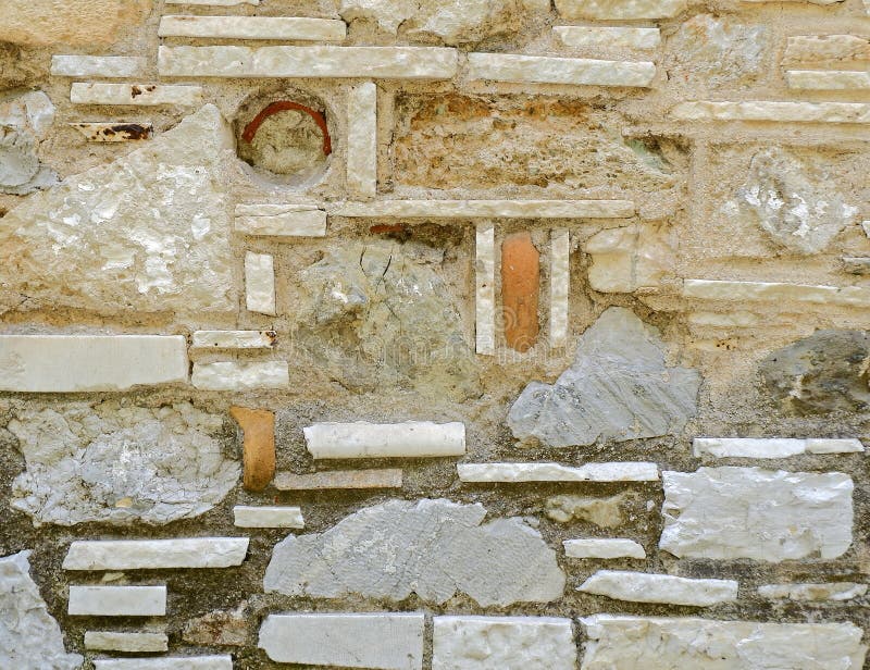 Random Cut Stones Wall Seamless Pattern Stock Photo - Image of rough ...