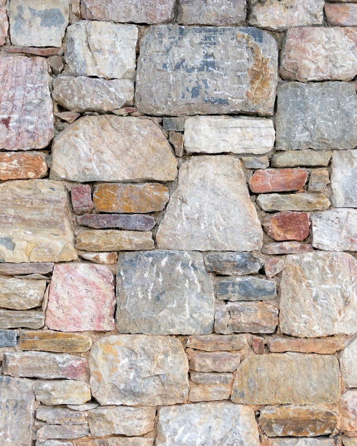 Random Cut Stone Wall Seamless Pattern Stock Image - Image of ...