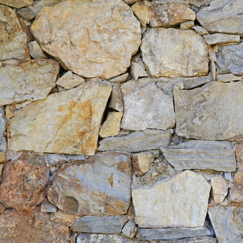 Random Cut Stones Colorful Wall Stock Image - Image of closeup, copy ...