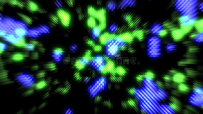 Random Digital Rainbow Pixels with Glitch on Black Screen Stock Video ...