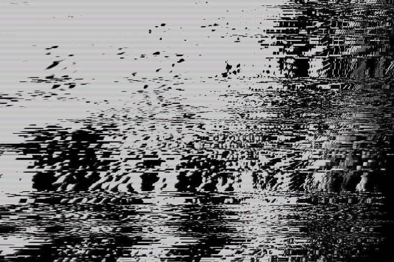 Random Distorted Black White Broken Glitch Screen Background Texture ...