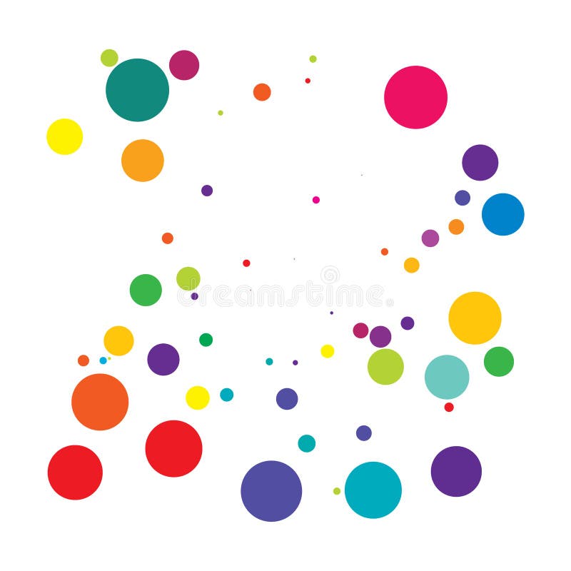 Random Dots, Circles, Dotted Pattern, Texture Vector. Stipple ...