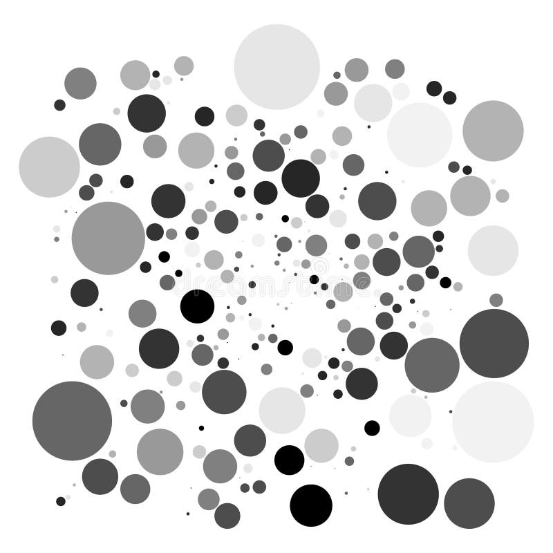 Random Dots, Circles, Dotted Pattern, Texture Vector. Stipple ...