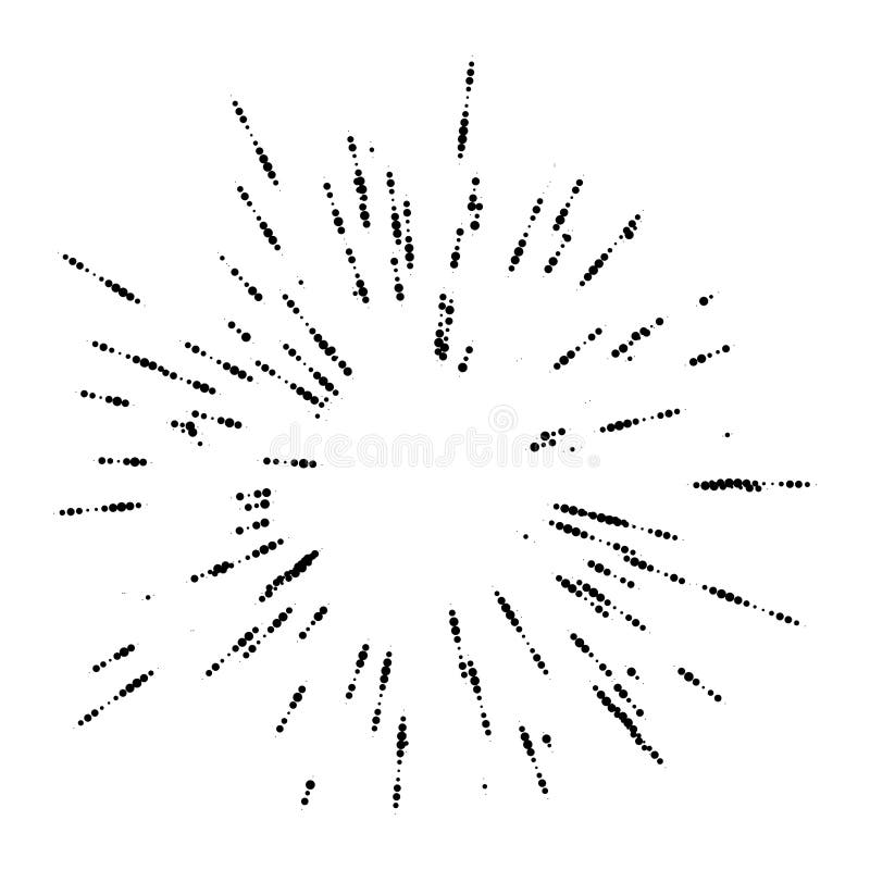 Random Dots, Circles and Polkadots Spreading, Radiating. Confetti ...