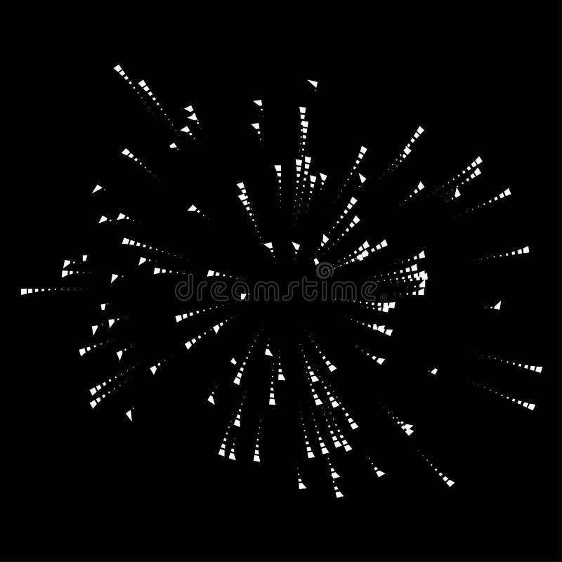 Random Dots, Circles and Polkadots Spreading, Radiating. Confetti ...