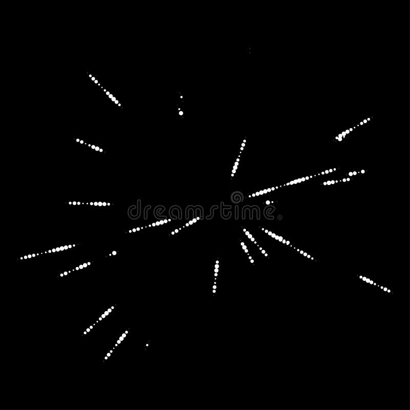 Random Dots, Circles and Polkadots Spreading, Radiating. Confetti ...