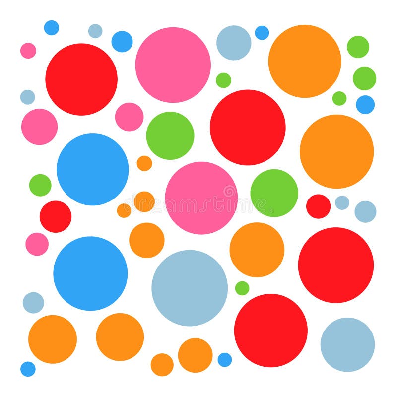 Random Dots, Circles, Specles Illustration. Dotted Design Element Stock ...