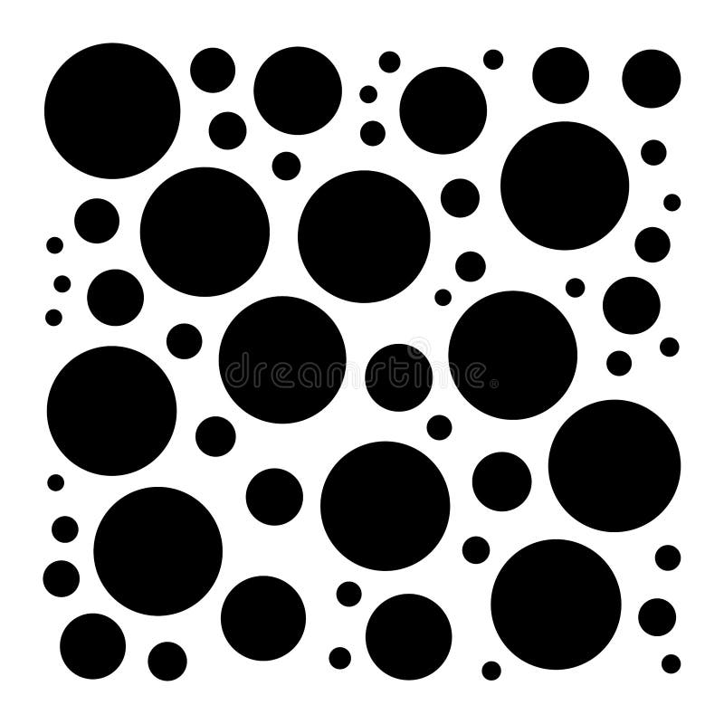 Random Dots, Circles, Specles Illustration. Dotted Design Element Stock ...