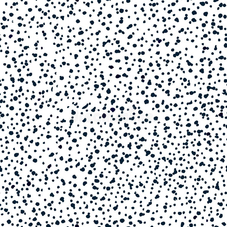 Random Dots Monochrome Seamless Pattern Stock Vector - Illustration of ...