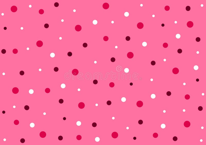 Random Dotted Pink Pattern Background Wallpaper for Designs Stock ...