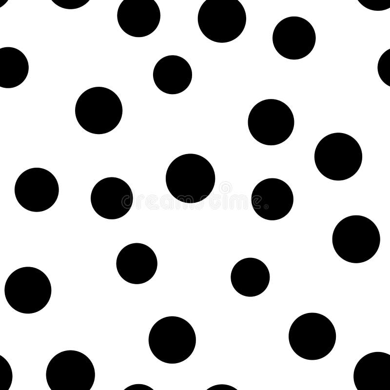 Random Dotted Seamless Pattern. Simple Geometric Background in Black ... Random Dotted Seamless Pattern. Simple Geometric Background in Black ...