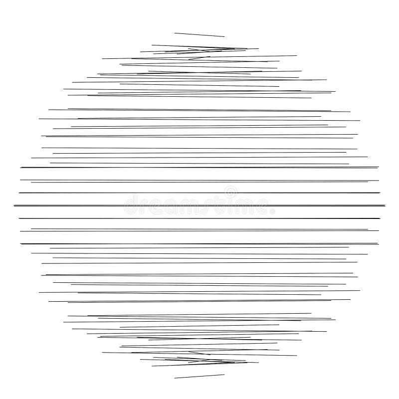 Random Dynamic Lines Circle. Parallel, Straight, Scatter Lines, Stripes ...