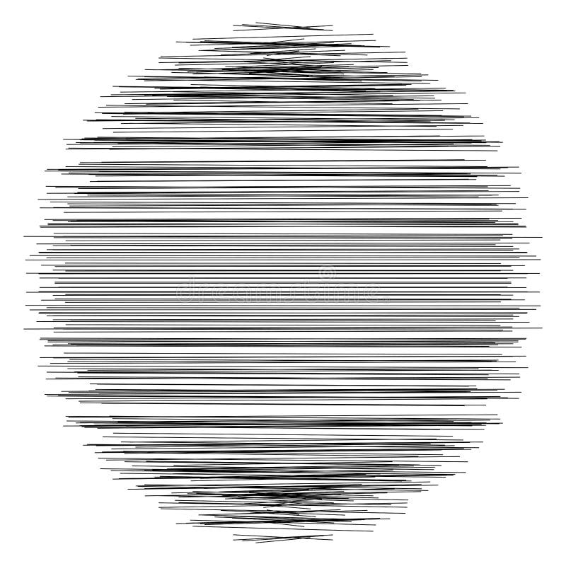 Random Dynamic Lines Circle. Parallel, Straight, Scatter Lines, Stripes ...