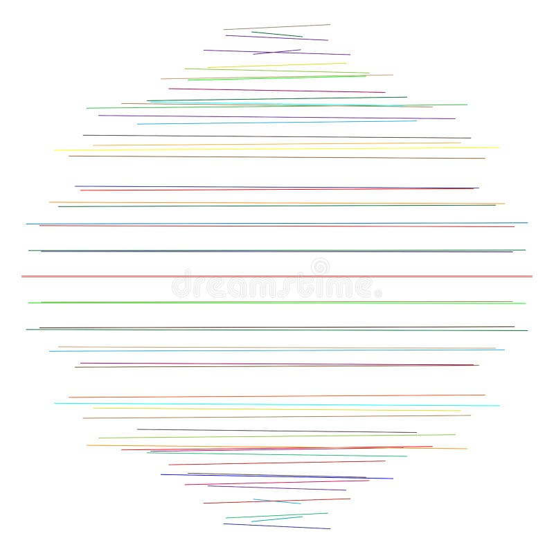 Dynamic Colorful Parallel Lines. Random, Scattered Straight Lines Stock ...