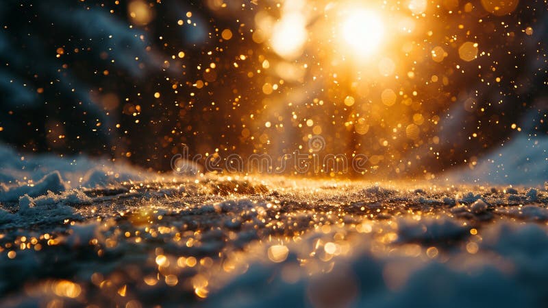 Random Falling Snow Flakes Wallpaper Stock Image - Image of abstract ...