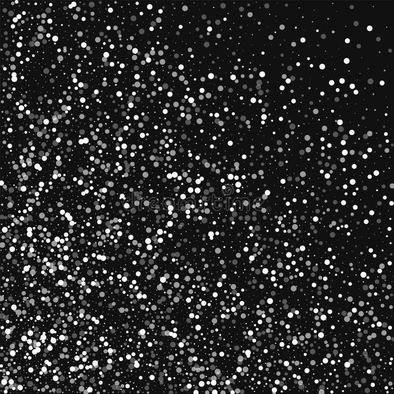 Random falling white dots. stock vector. Illustration of messy - 97810788