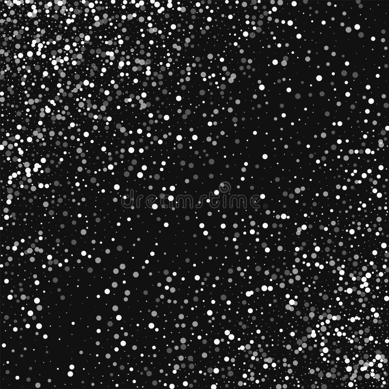 Random falling white dots. stock vector. Illustration of abstract ...