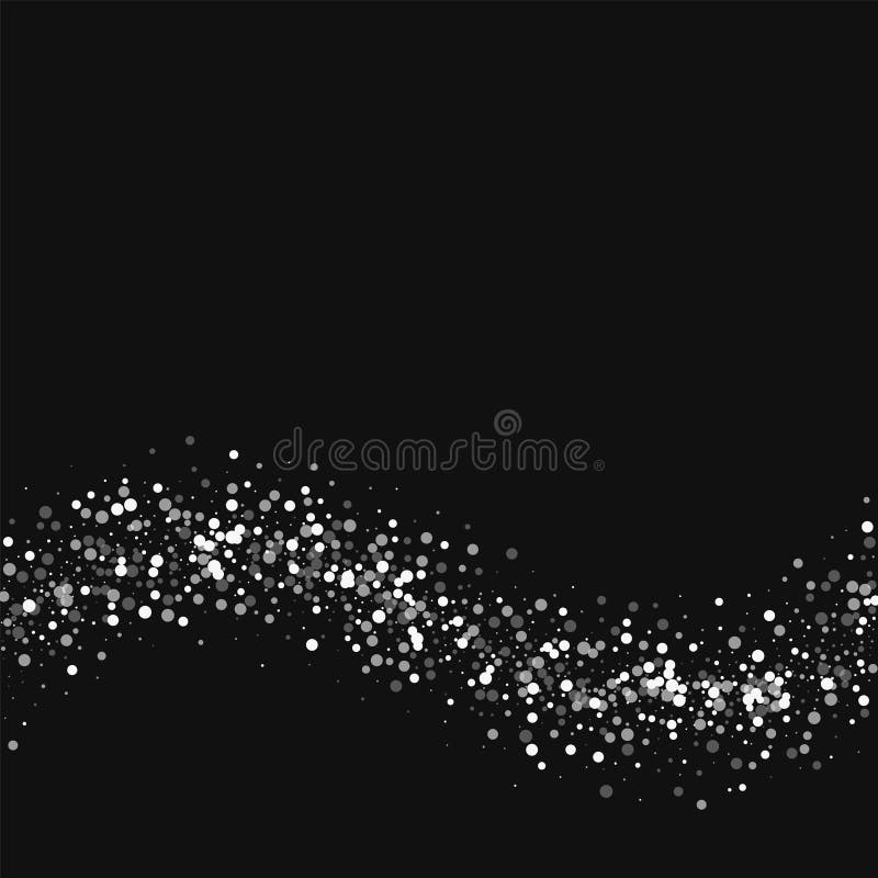 Random falling white dots. stock vector. Illustration of abstract ...
