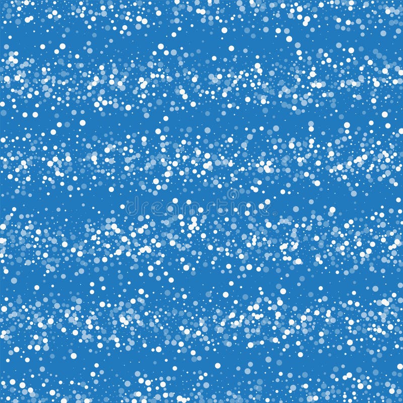 Random Falling White Dots. Chaotic Scatter Stock Illustration ...
