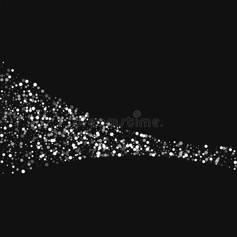 Random falling white dots. stock vector. Illustration of abstract ...