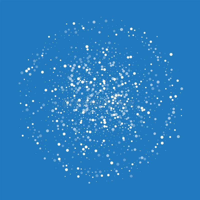 Random falling white dots. stock vector. Illustration of messy - 98041523