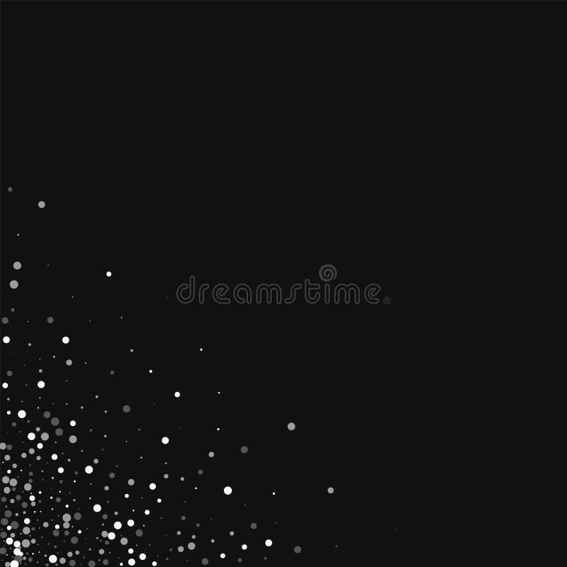 Random falling white dots. stock vector. Illustration of concept - 94738926