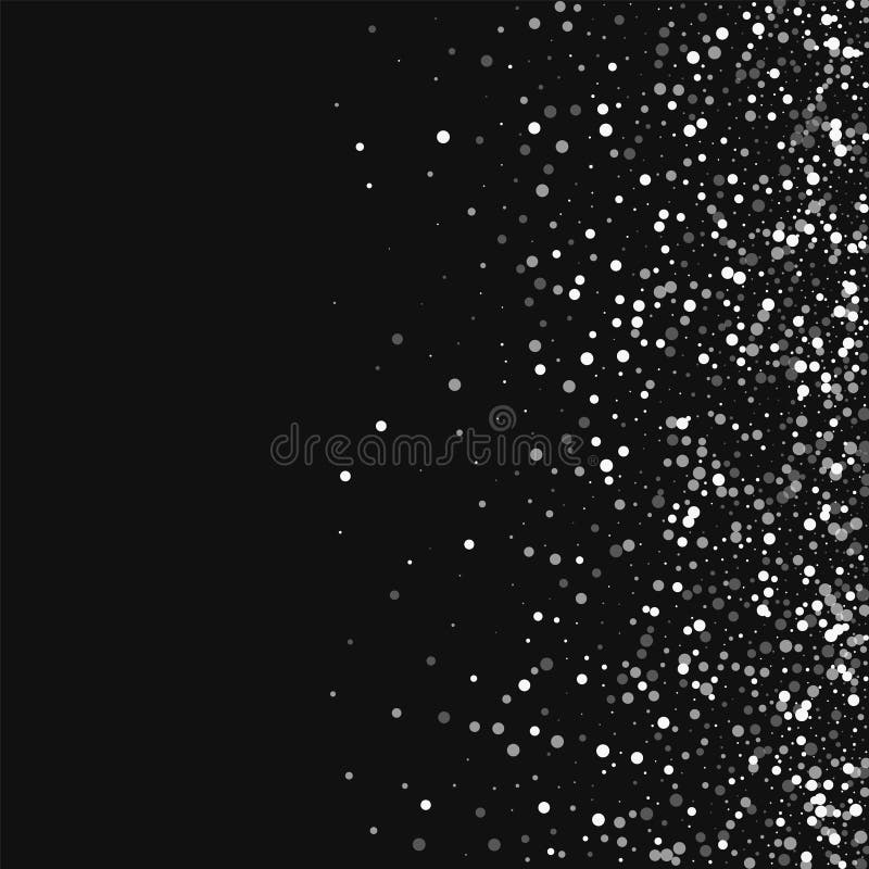 Random falling white dots. stock vector. Illustration of brochure ...