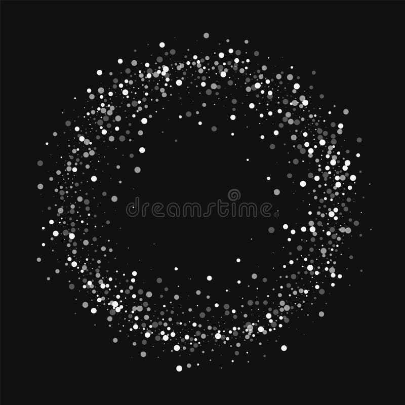 Random falling white dots. stock vector. Illustration of canvas - 98222560