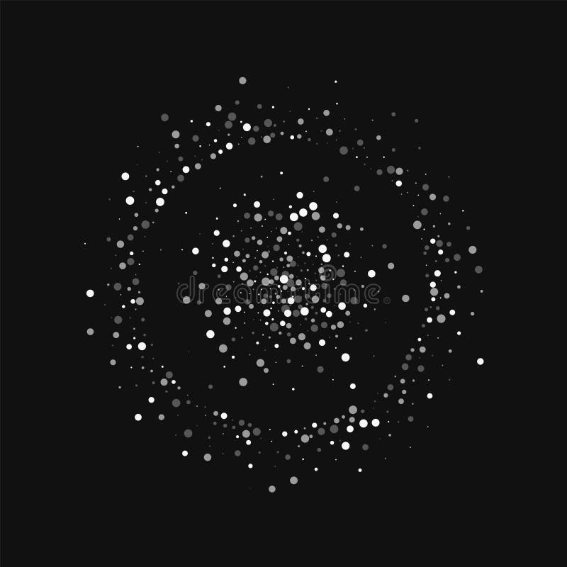 Random falling white dots. stock vector. Illustration of glitter - 98222730