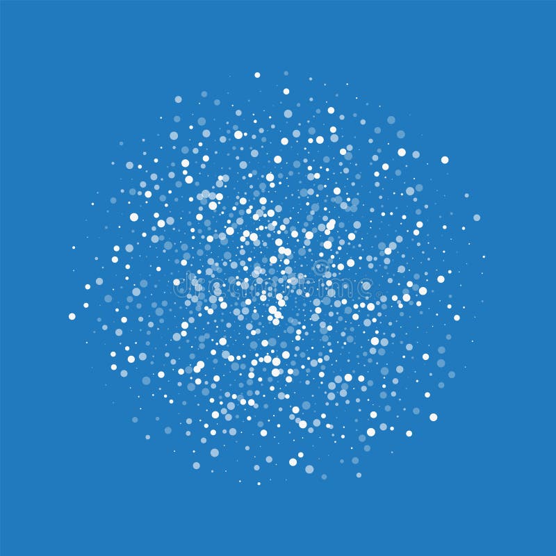 Random falling white dots. stock vector. Illustration of design - 98262572