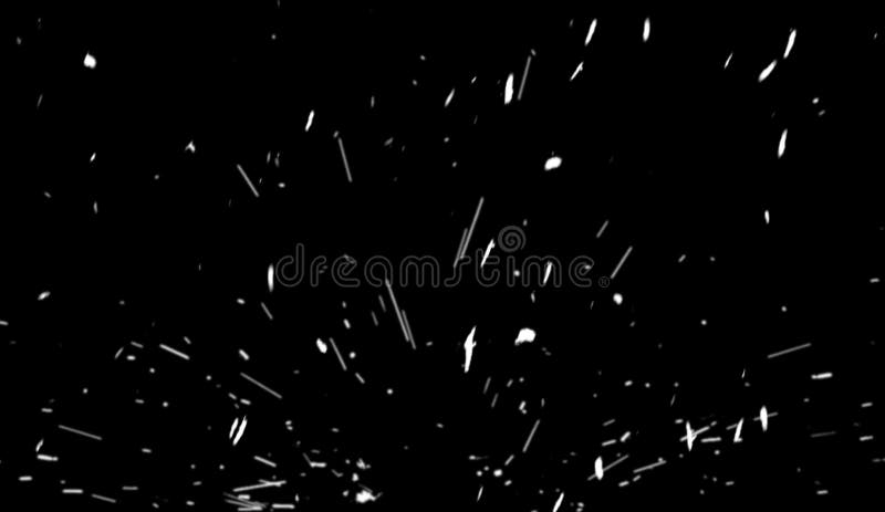 Random Fire Ember Flying Fire Sparks Particles Isolated on the Black ...