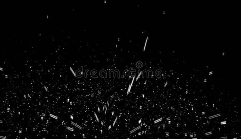 Random Fire Ember Flying Fire Sparks Particles Isolated on the Black ...