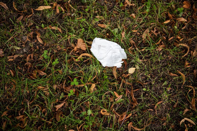 Random Garbage Junk Items Left in Park Stock Photo - Image of plastic ...