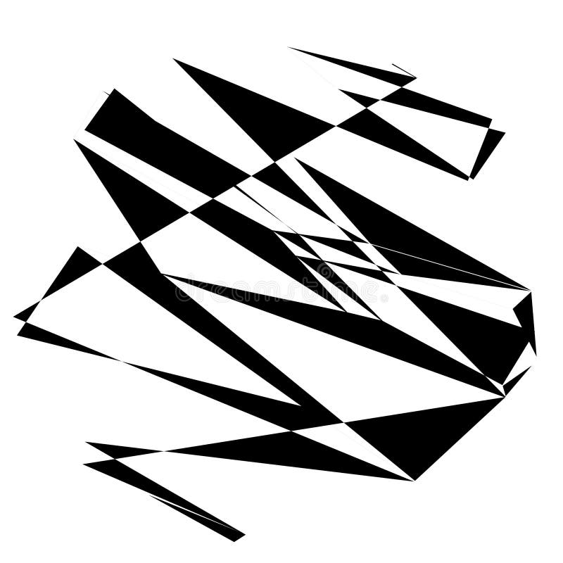 Random Geometric Abstract Art Element. Shattered Texture Stock Vector ...