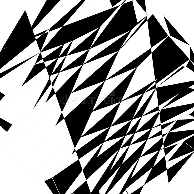 Random Geometric Abstract Art Element. Shattered Texture Stock Vector ...