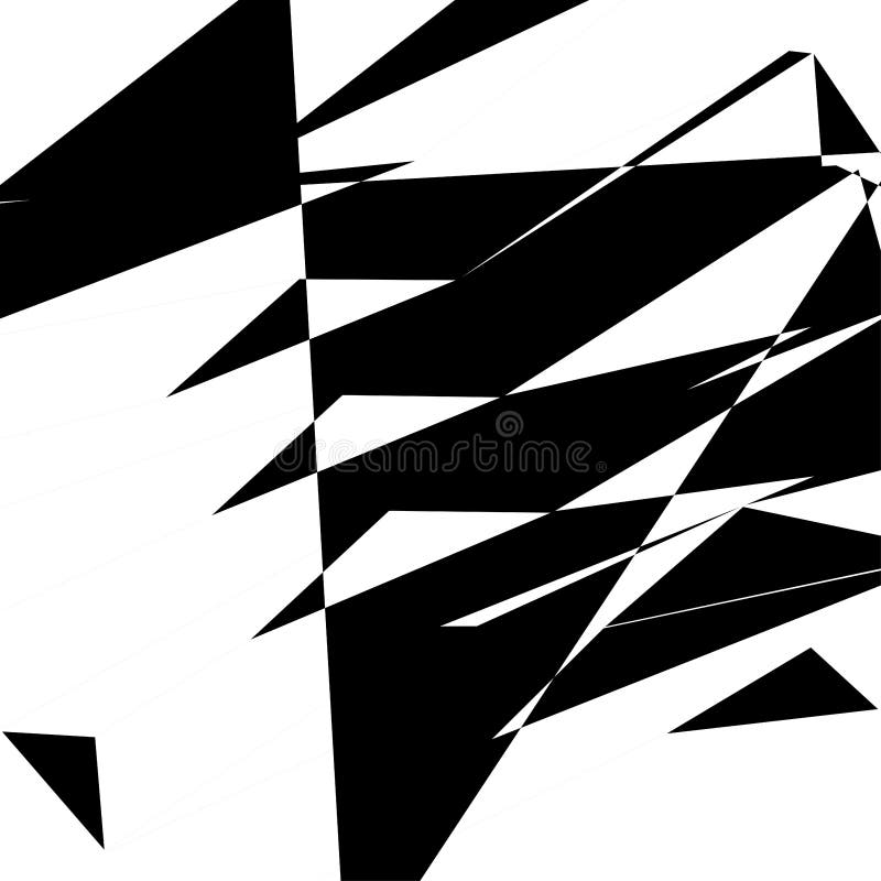 Random Geometric Abstract Art Element. Shattered Texture Stock Vector ...