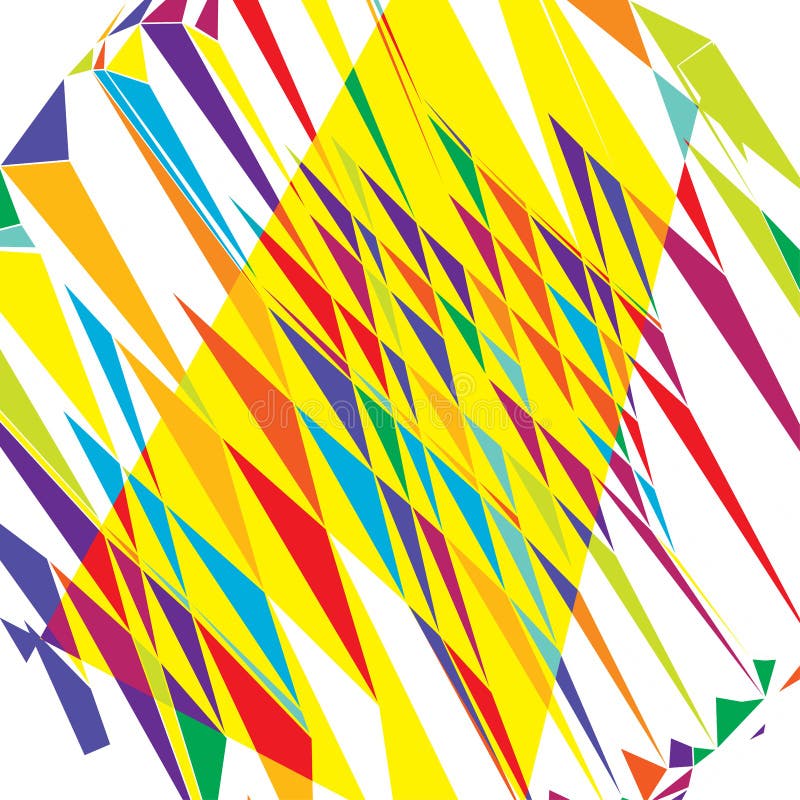 Random Geometric Abstract Art Element. Shattered Texture Stock Vector ...