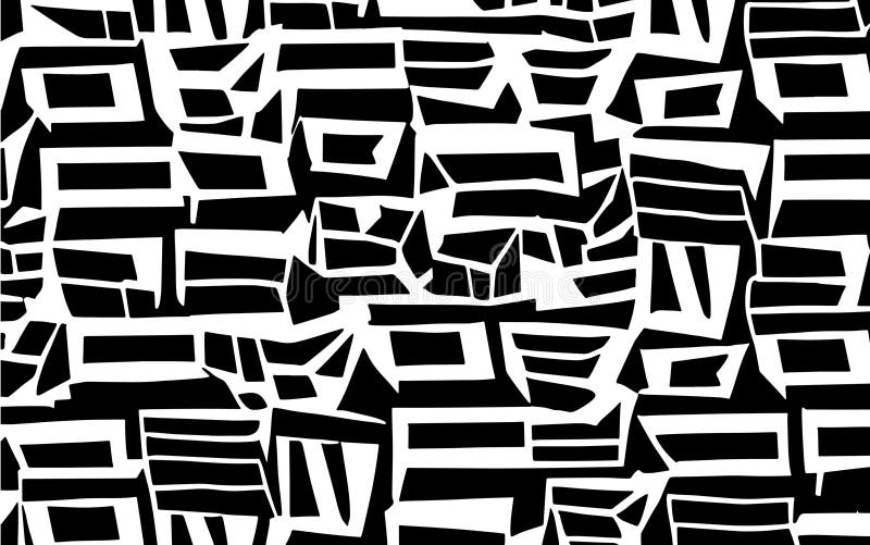 Random Geometric Shapes in a Pattern Texture Background Stock Vector ...