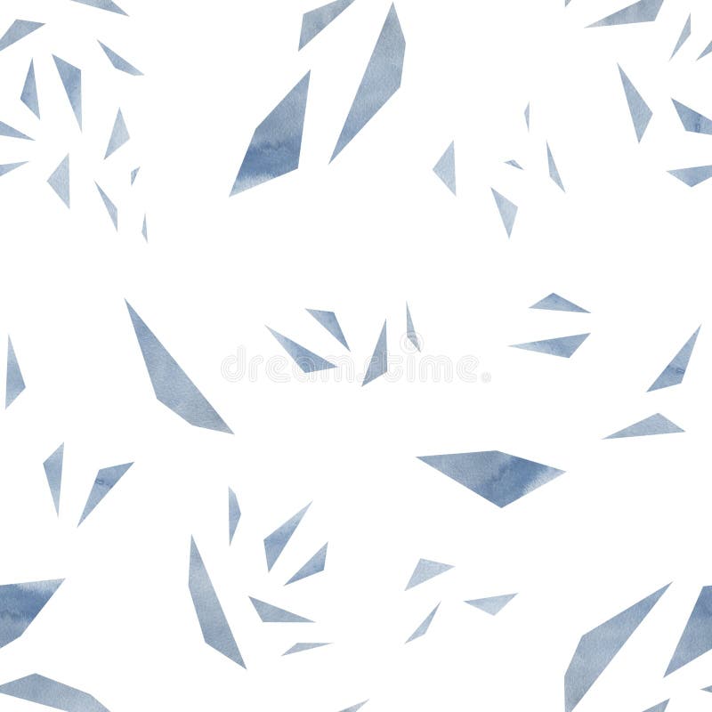 Random Geometric Triangles Silver Foil Seamles Pattern Stock ...