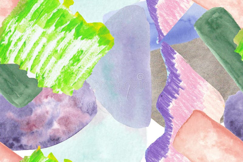 Random Graphic Collage Elements. Abstract Modern Geometric Paper ...