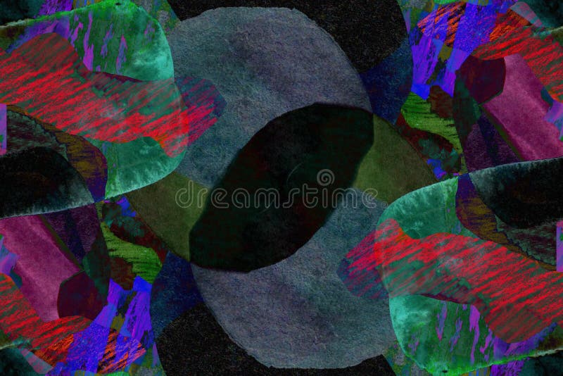 Random Graphic Paper Cut Outs. Abstract Modern Geometric Collage ...