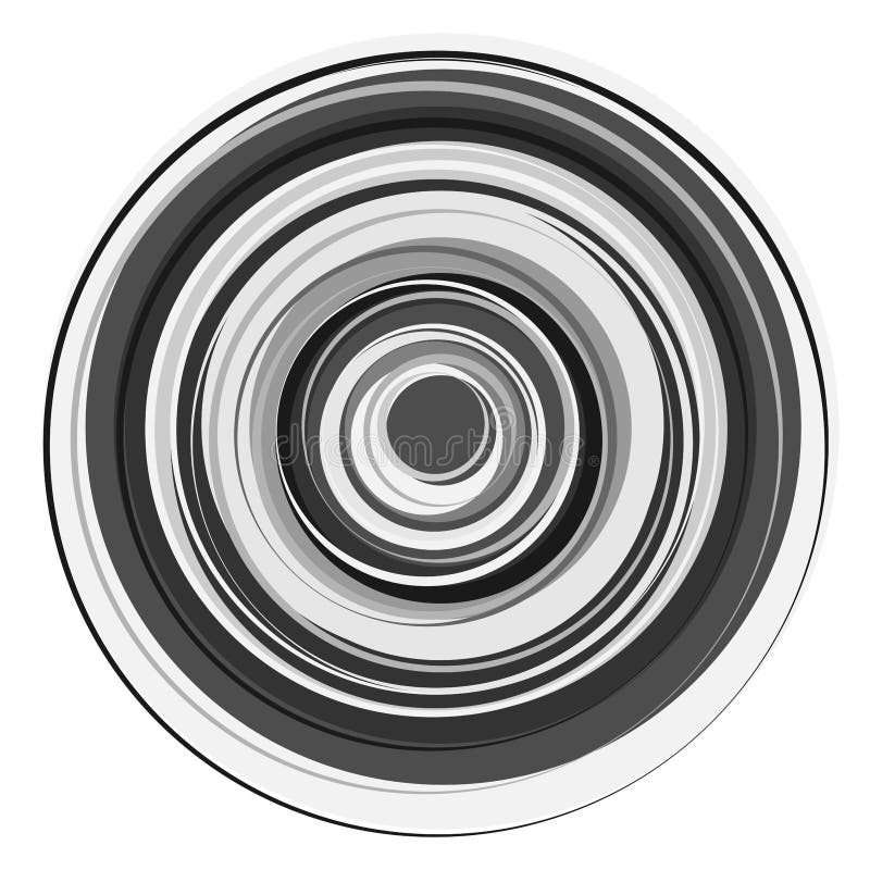 Random,grayscale, Gray Concentric Circles, Rings Abstract Geometric ...