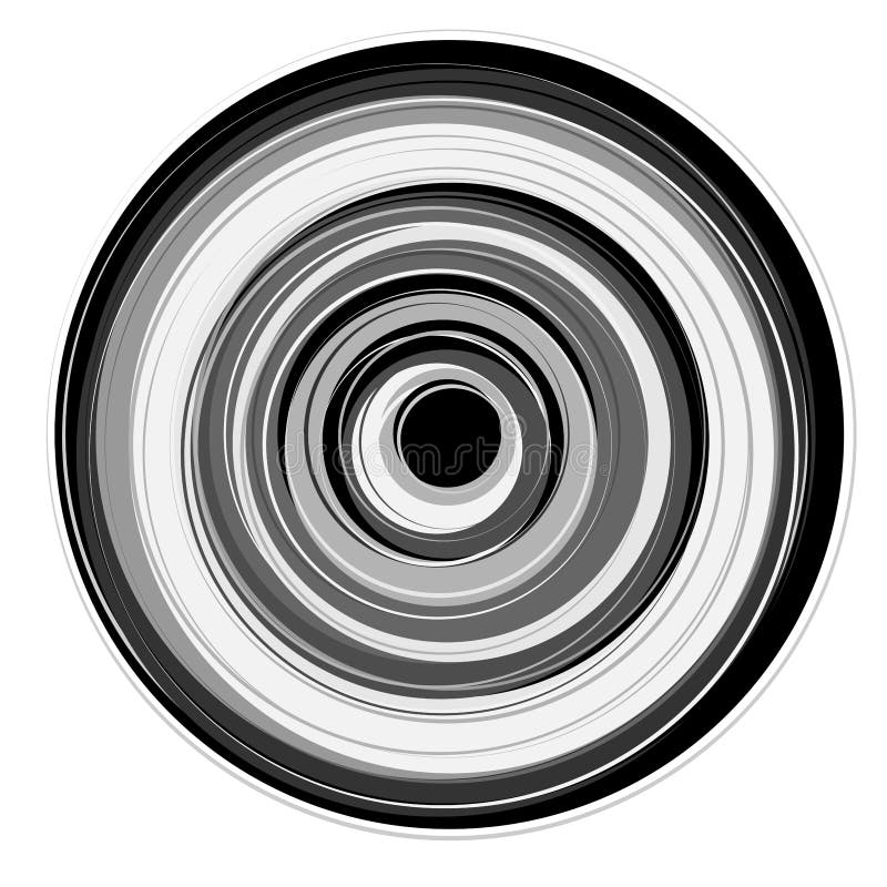 Random,grayscale, Gray Concentric Circles, Rings Abstract Geometric ...