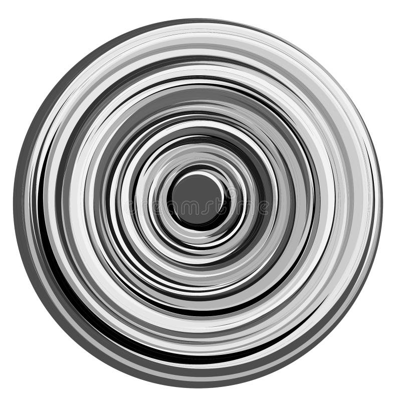 Random,grayscale, Gray Concentric Circles, Rings Abstract Geometric ...