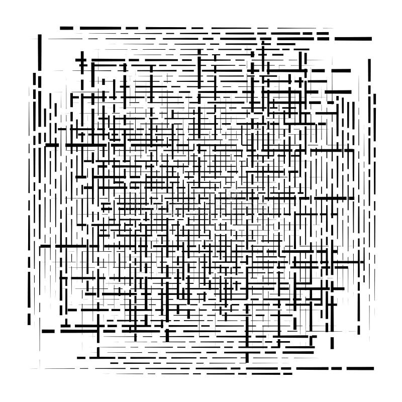 Random Grid, Mesh Pattern. Grating, Trellis Texture. Intermittent ...