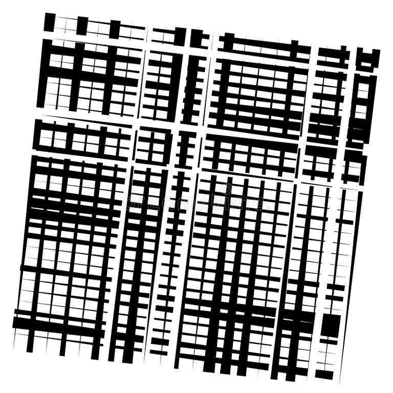 Random Grid, Mesh Pattern. Grating, Trellis Texture. Intermittent ...