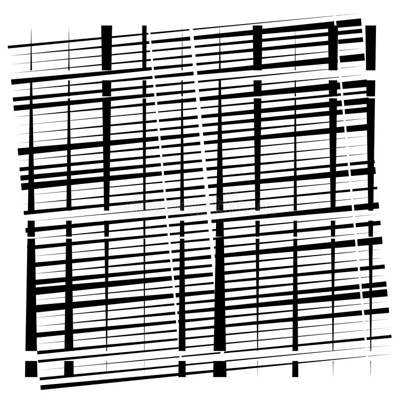 Random Grid, Mesh Pattern. Grating, Trellis Texture. Intermittent ...